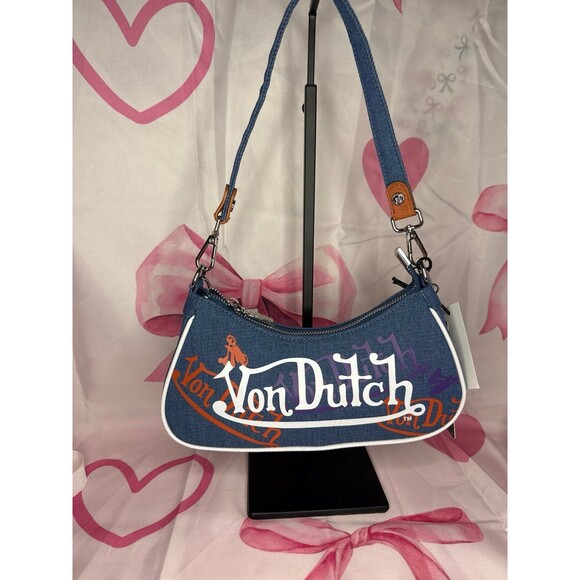 Von Dutch | Bags | Von Dutch Denim Shoulder Bag | Poshmark